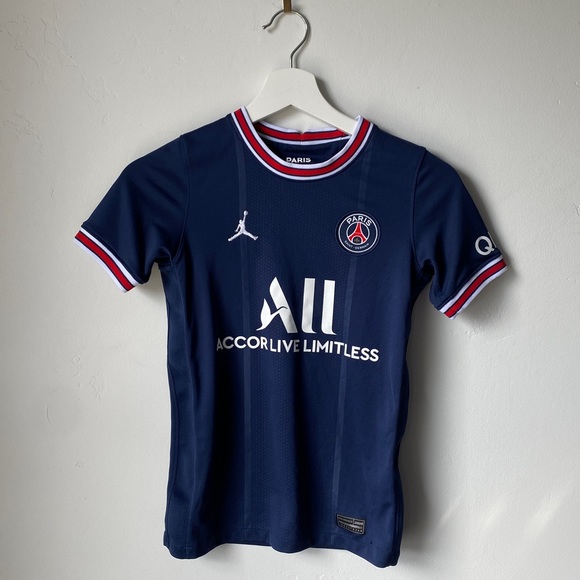 Jordan | Shirts & Tops | Jordan Psg Paris Saint Germain Kids Jersey ...